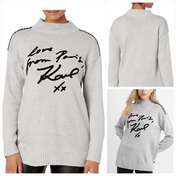 Karl Lagerfeld | Sweaters | Karl Lagerfeld Paris Womens Long Sleeve ...